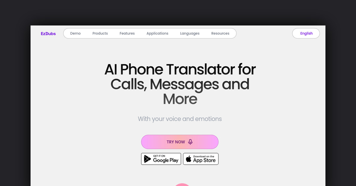 EzDubs: AI Dubbing in Your Voice for Videos & Livestreams | Deepgram