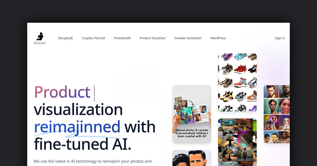 Imajinn AI Children's Book: Create Custom AI-Illustrated Storybooks ... Imajinn AI Children's Book: Create Custom AI-Illustrated Storybooks ...