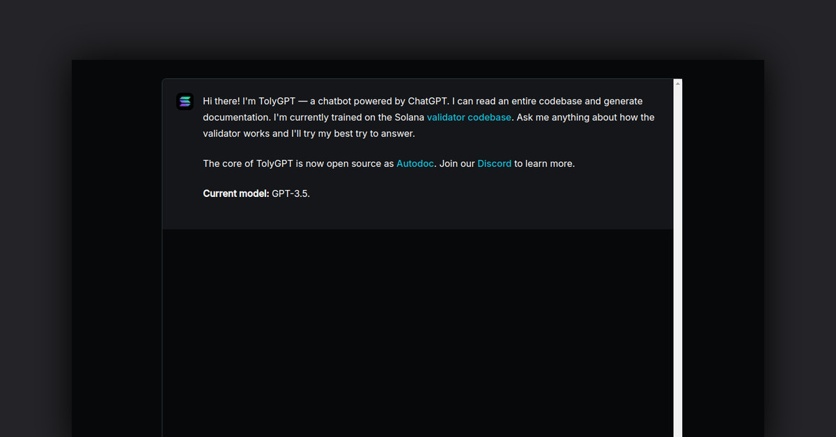 TolyGPT: AI-Powered Solana Validator Chatbot | Deepgram