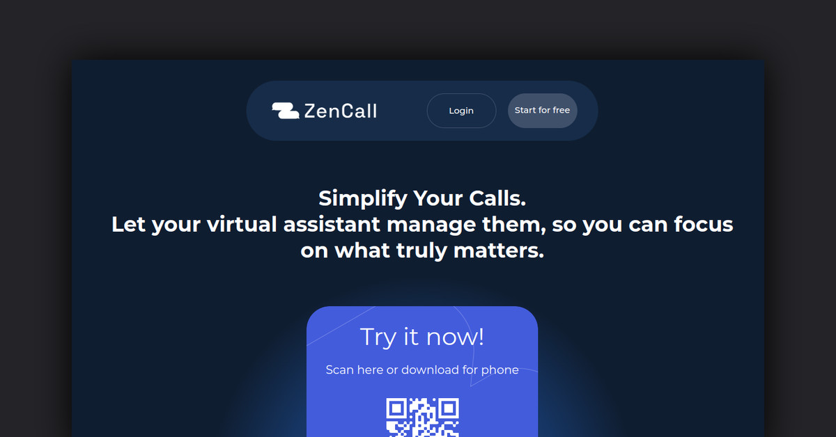 ZenCall: The AI Call Management Assistant for Streamlined Communication | Deepgram