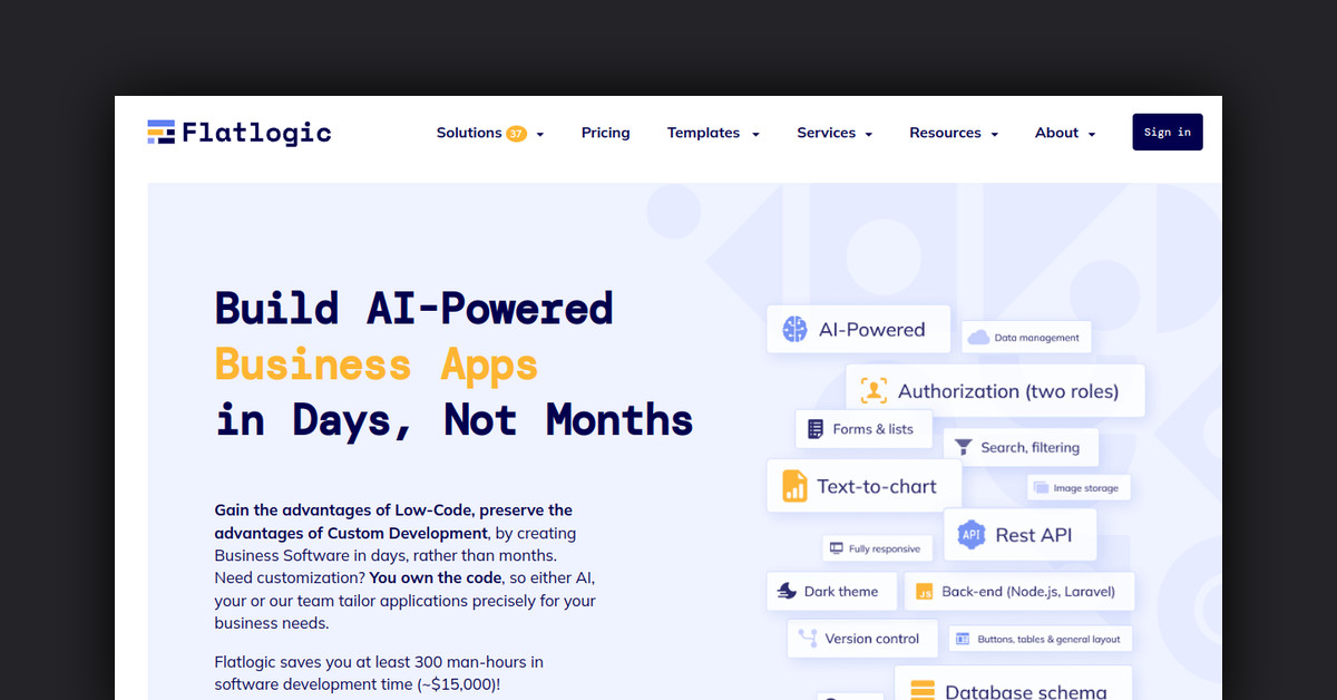 Flatlogic Web App Generator Build Full Stack Apps In Minutes Deepgram