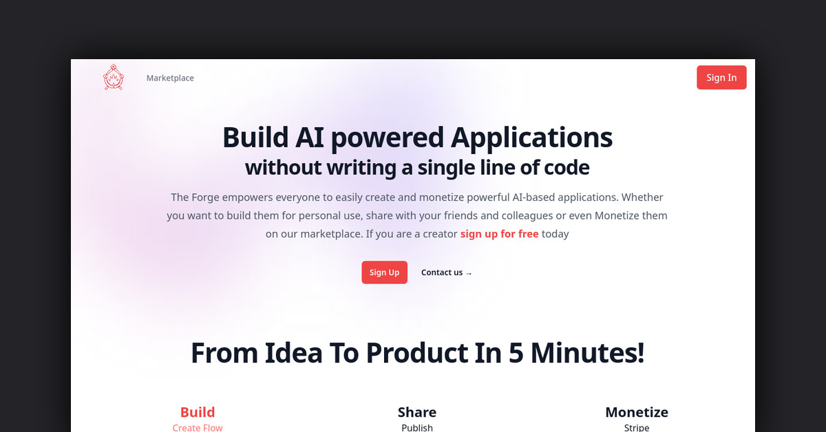 The Forge AI: Effortlessly Build & Monetize AI Apps Without Coding | Deepgram